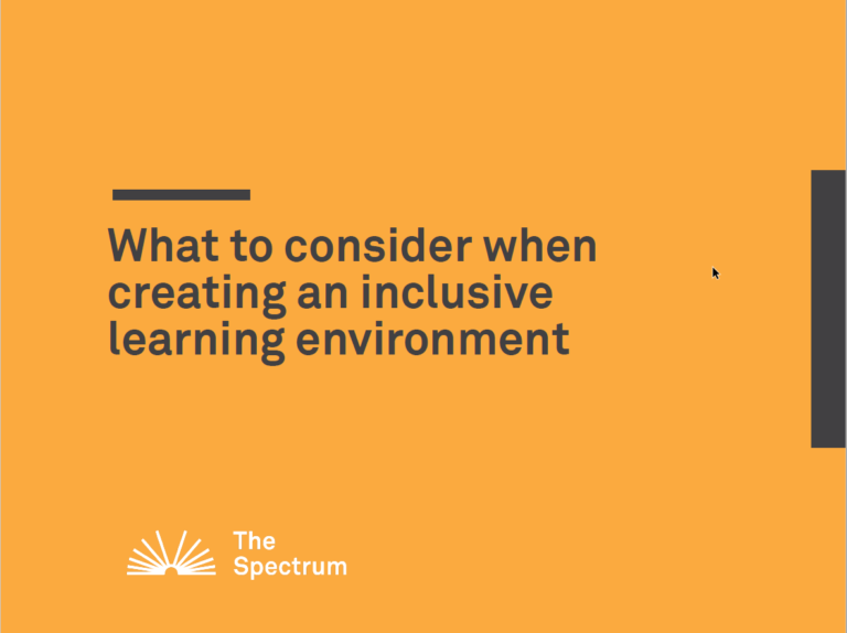 What to consider when creating an inclusive learning environment | The ...