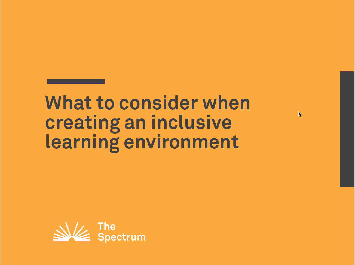 What to consider when creating an inclusive learning environment | The ...